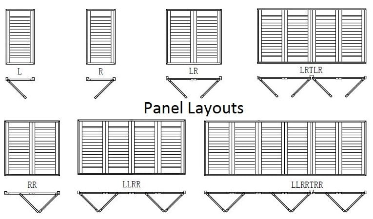 DIY Bi-Fold Plantation Shutters - DIY Plantation Shutters - Sliding Plantation Shutters - Order ...